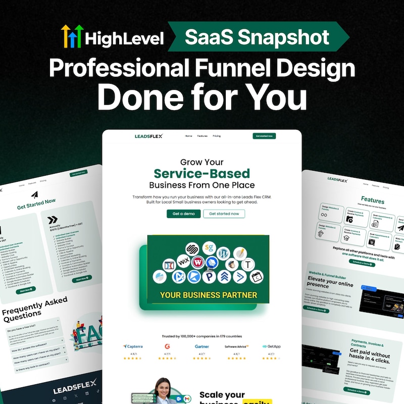 Gohighlevel Saas Funnel - Etsy