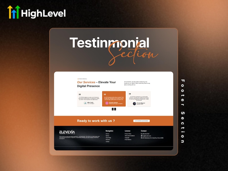 Gohighlevel Agency Website Template | Premium Custom GHL Design ...
