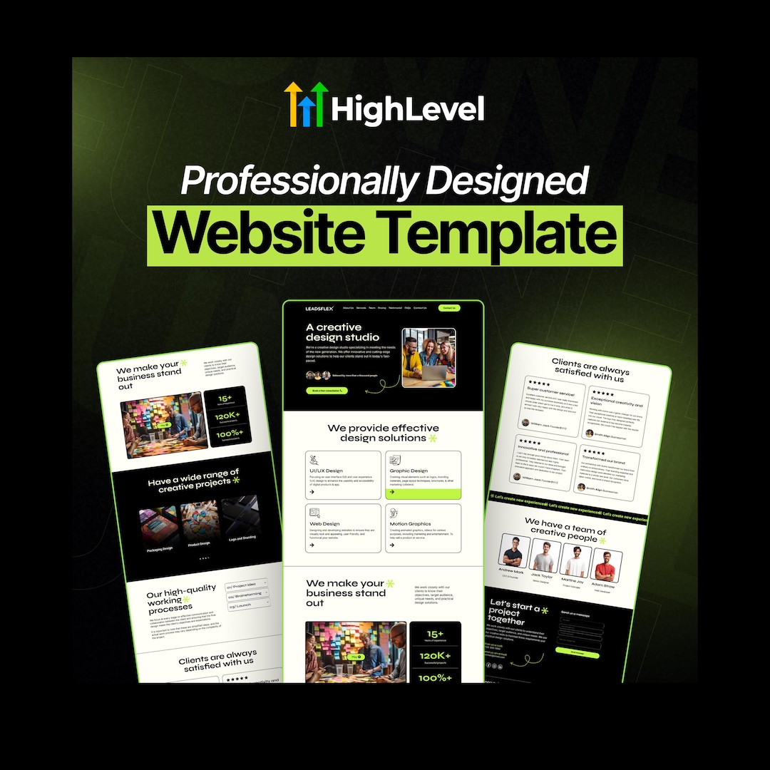 Gohighlevel Digital Marketing Website Template | GHL Agency Landing ...