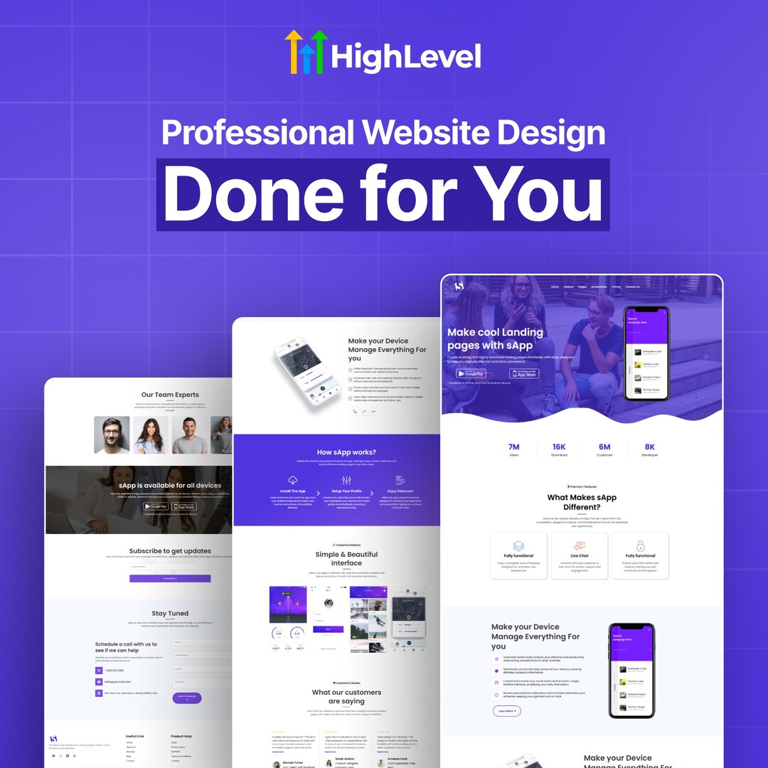 Gohighlevel App Funnel Template, Saas Lead Generation (GHL Ios ...