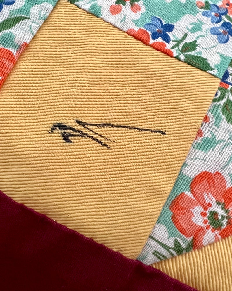 Churn Dash Quilt Top, Hand Pieced, Vibrant Colors, Fun Patterns ...