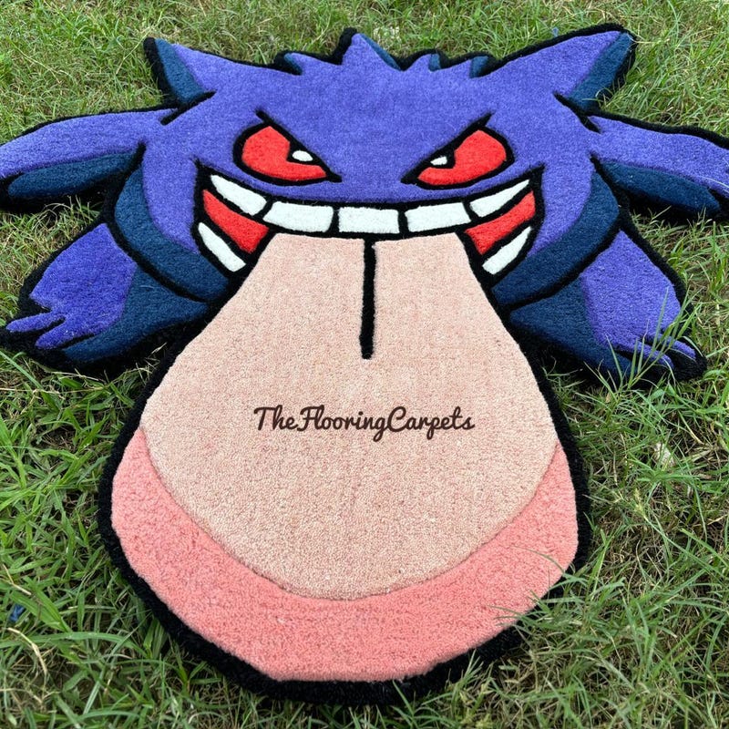 Gengar Rug - Etsy