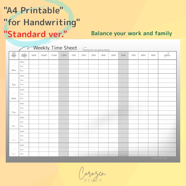 Handwriting Log - Etsy