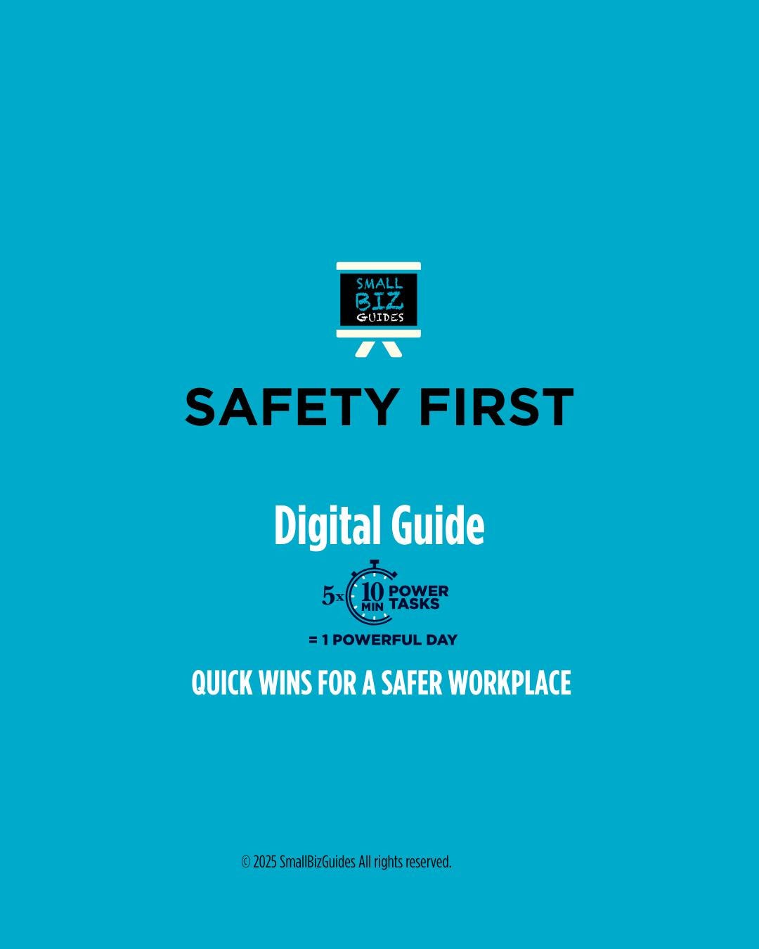 Safety First Guide: 5 X 10-minute Tasks (PDF Guide) - Etsy