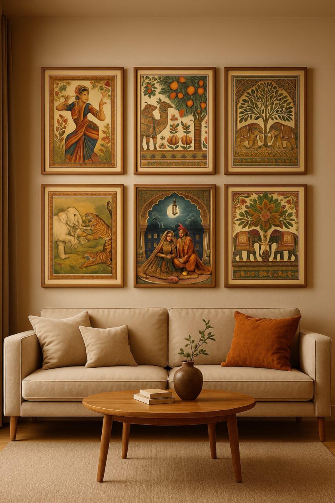 15 + Indian Classical Digital Painting | Traditional Art Print | Mughal ...