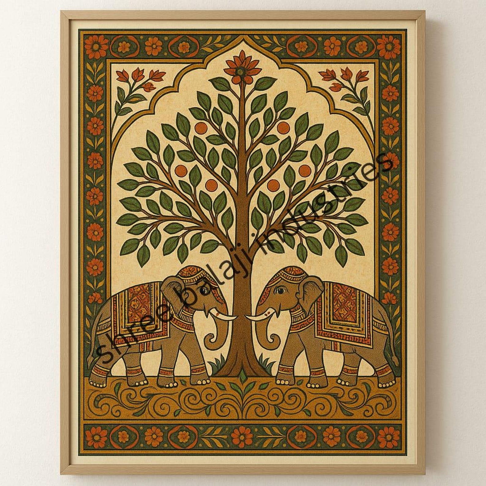 15 + Indian Classical Digital Painting | Traditional Art Print | Mughal ...