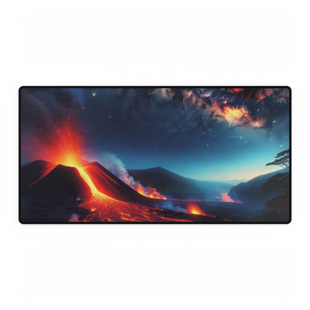 Hot Lava Desk Mat - Inspiring Office Decor for Creative Minds - Etsy