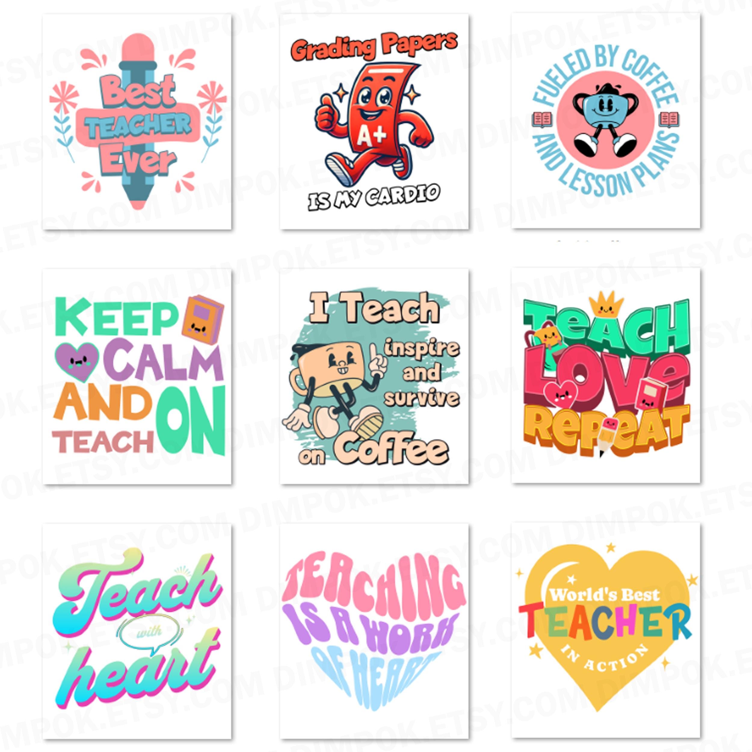 Teacher SVG Bundle | 21 Teacher Quotes for Cricut & Silhouette | Funny ...