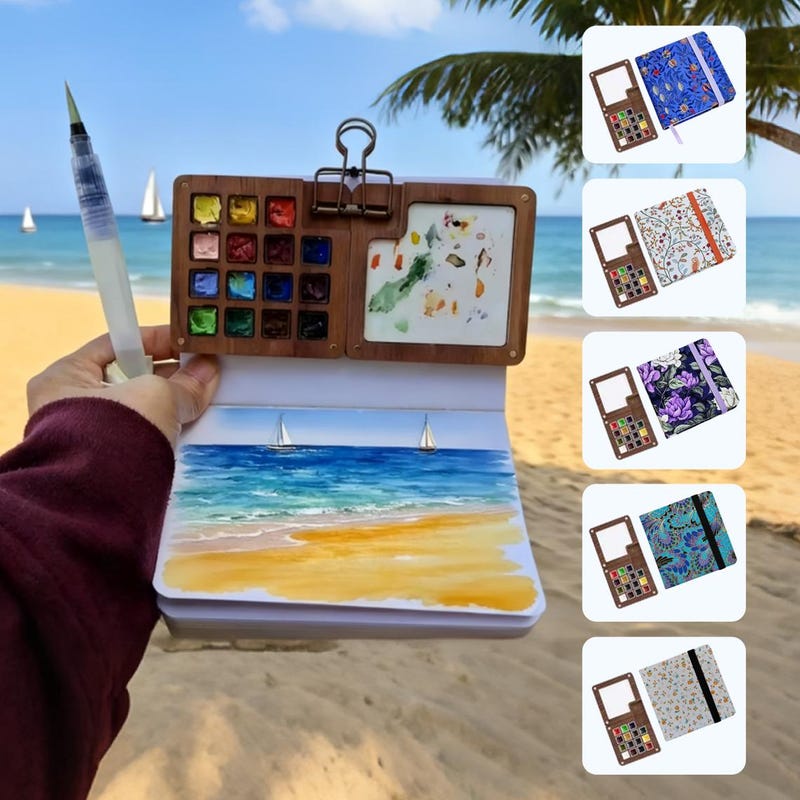 Pocket Acrylic Paint Set - Etsy UK