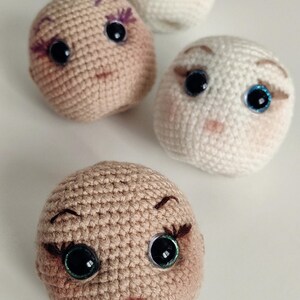 Crochet Pattern – Amigurumi Base Doll (head & Body) – PDF Pattern in ...