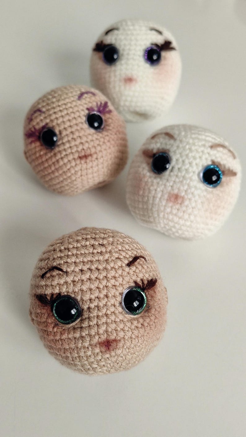 Crochet Pattern – Amigurumi Base Doll (head & Body) – PDF Pattern in ...