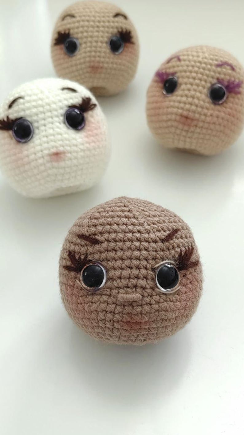 Crochet Pattern – Amigurumi Base Doll (head & Body) – PDF Pattern in ...