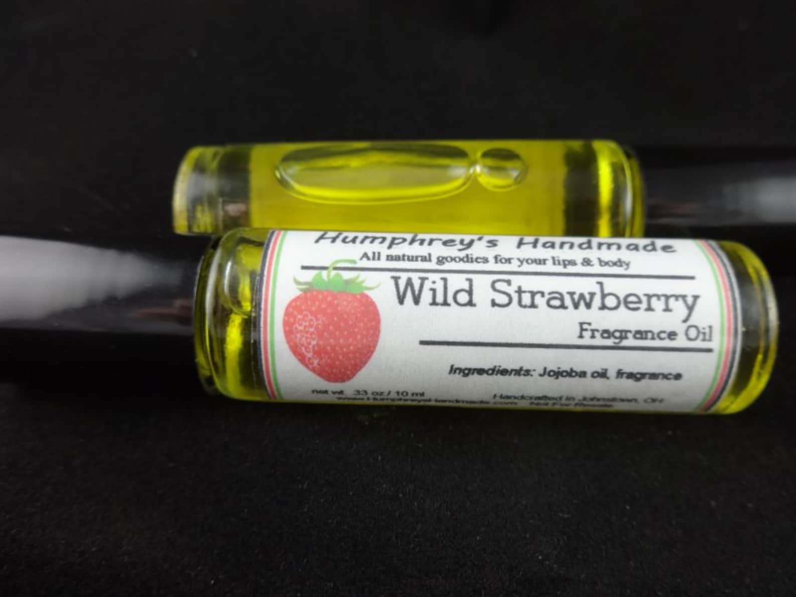 WILD STRAWBERRY Roll on Perfume Fragrance, BPA Free Glass Bottle ...