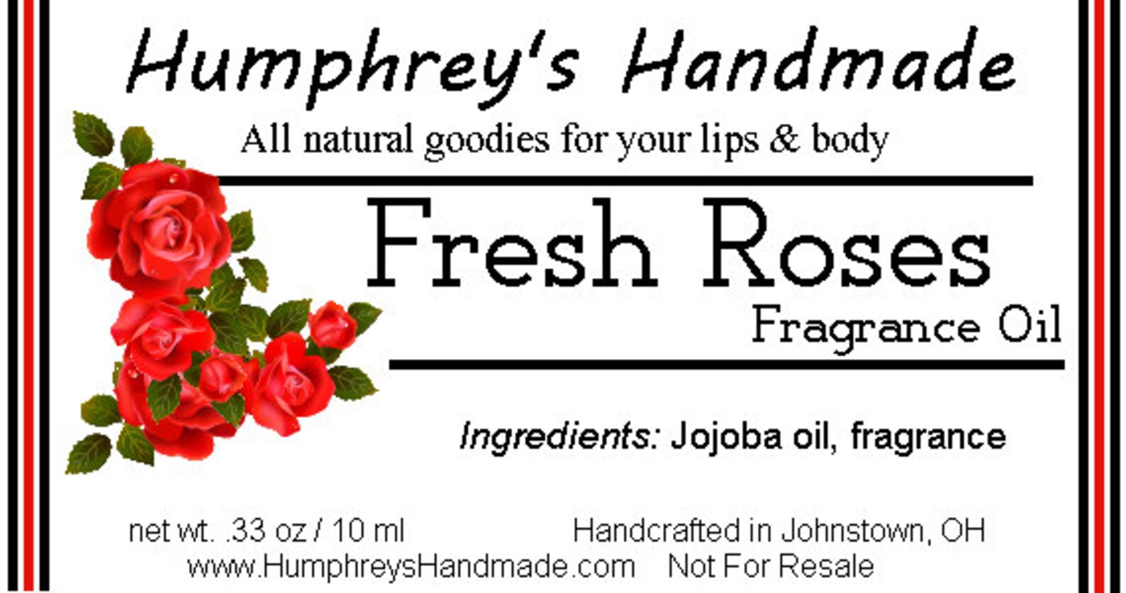 FRESH ROSE Roll on Perfume Fragrance Rose Perfume Rose - Etsy
