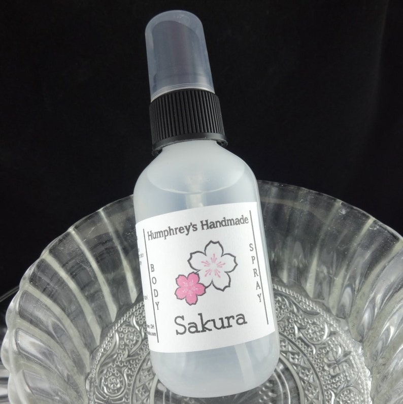 SAKURA Women's Body Spray Japanese Cherry Blossom Scent | Etsy