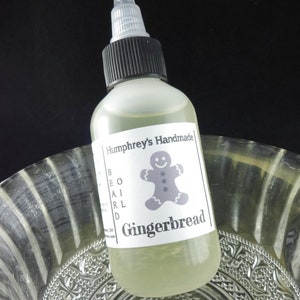 GINGERBREAD Christmas Beard Oil Choose Size, Gingerbread Cookie Cologne ...