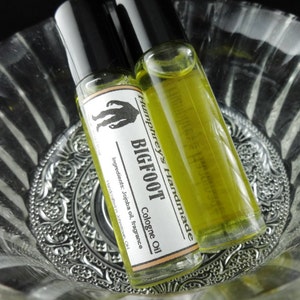 BIGFOOT Cologne Oil, Men's Roll on Cologne, Oakmoss Sandalwood ...