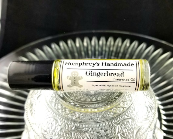 GINGERBREAD Cologne Oil Unisex Roll on Perfume Christmas | Etsy