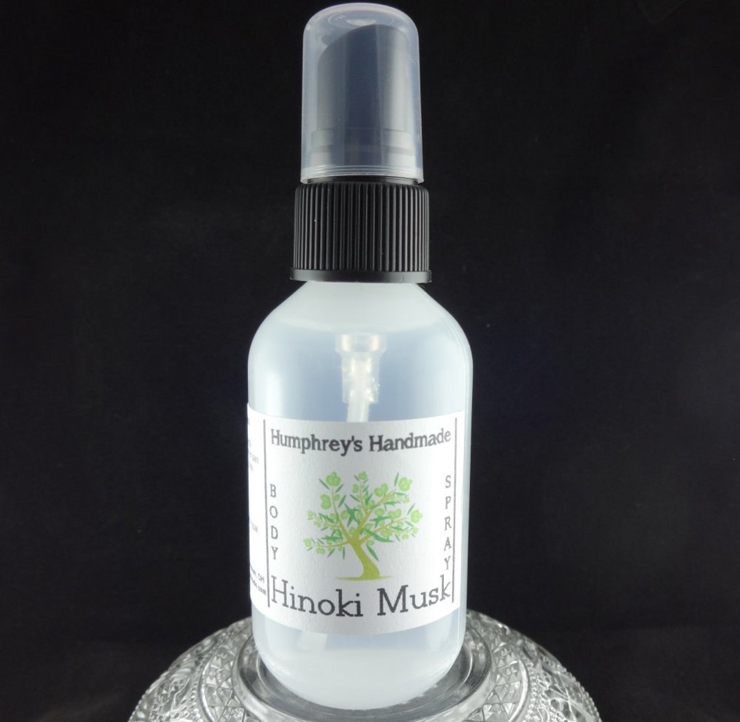 HINOKI MUSK Body Spray, Japanese Cypress Asian Wood Handcrafted Perfume ...