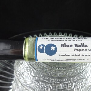 BLUE BALLS Cologne Oil, Sweet Blueberry Scent Cologne, Womens Roll on ...