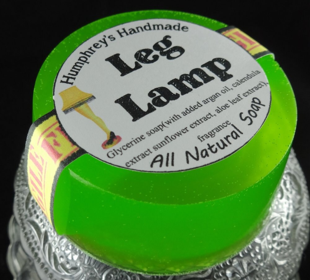 LEG LAMP Soap, Glycerin Pine Fir Needles Cedar Bark Eucalyptus Scented ...
