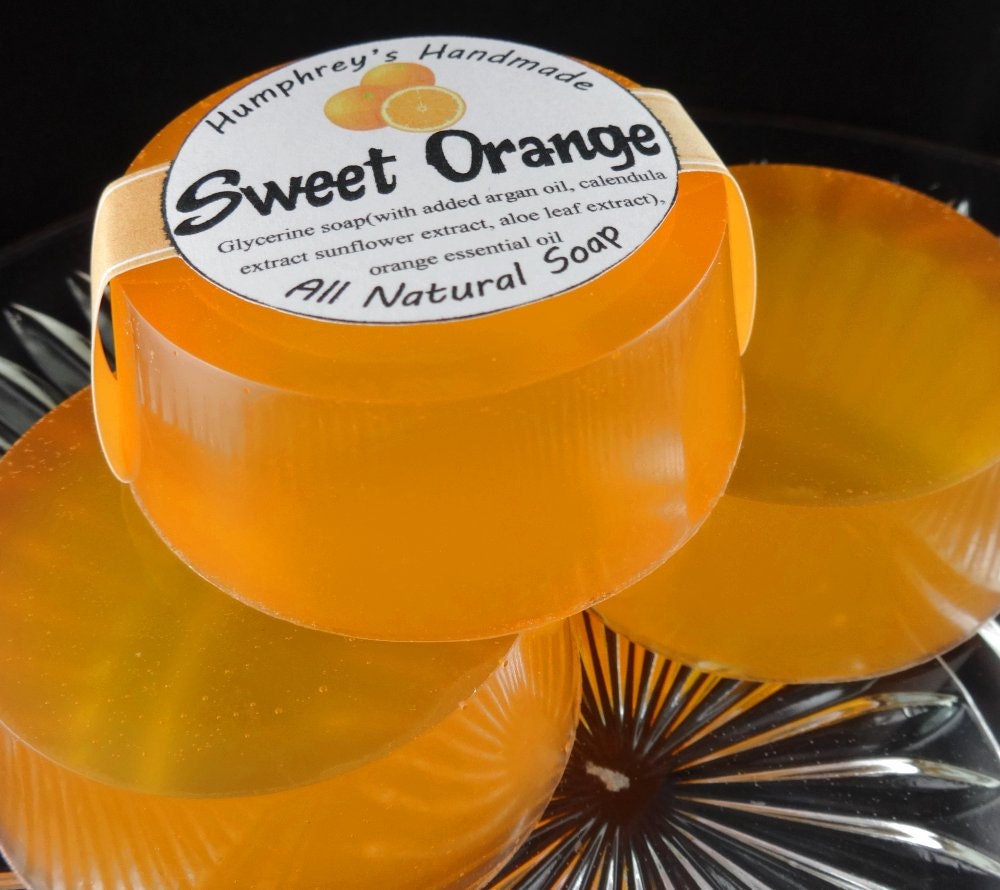 SWEET ORANGE Soap, Bright Orange Soap, All in One Women's Shaving Soap ...