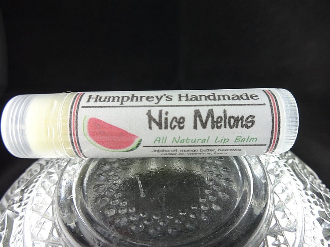 NICE MELONS Lip Balm, Watermelon Flavor, Watermelon Lip Balm ...