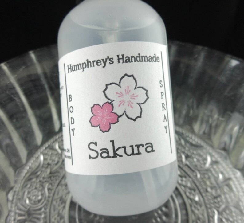 SAKURA Women's Body Spray Japanese Cherry Blossom Scent | Etsy