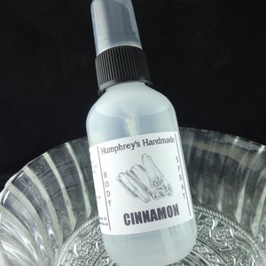 CINNAMON Body Spray, Spicy Cinnamon Scented Handcrafted Unisex Perfume ...