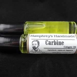 CARBINE Men's Cologne Oil, Roll on Cologne, Gun Oil Bore Cleaner ...