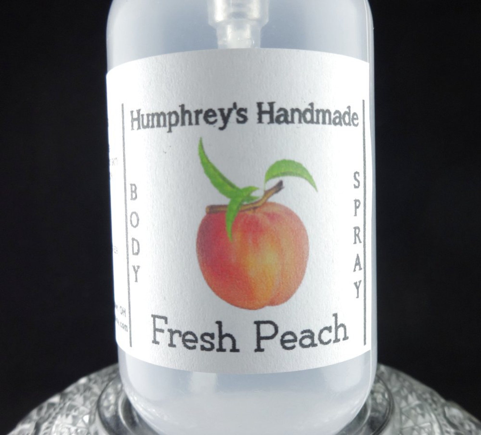 FRESH PEACH Body Spray Handcrafted Perfume Room and Linen - Etsy