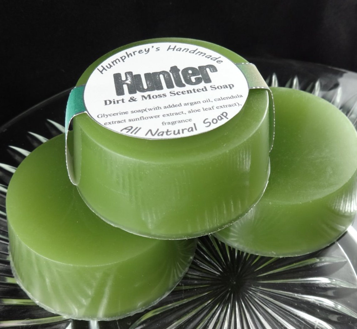 HUNTER Soap, Dirt and Moss Scented Men's Shave & Shampoo Soap, Men's ...