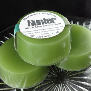 HUNTER Soap, Dirt and Moss Scented Men's Shave & Shampoo Soap, Men's ...