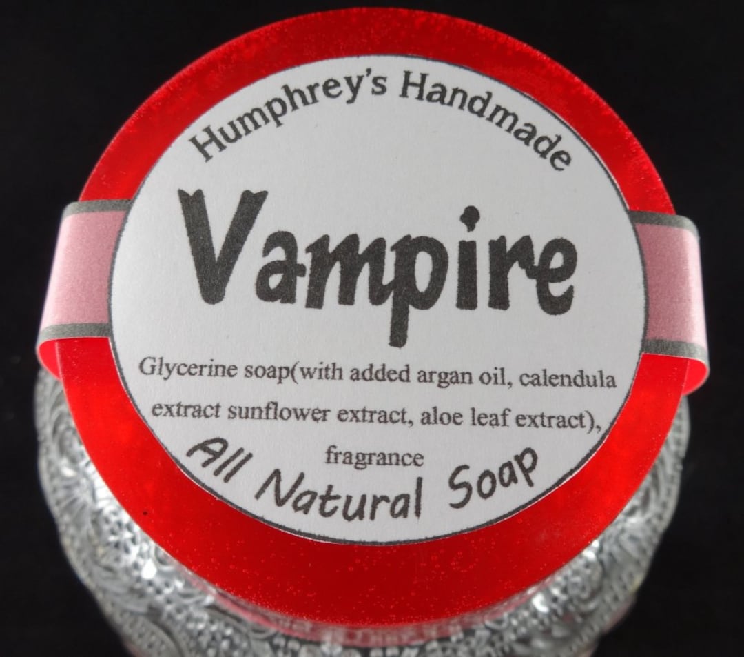 VAMPIRE Soap, Blood Orange Essential Oil Soap, Red Citrus Glycerin ...