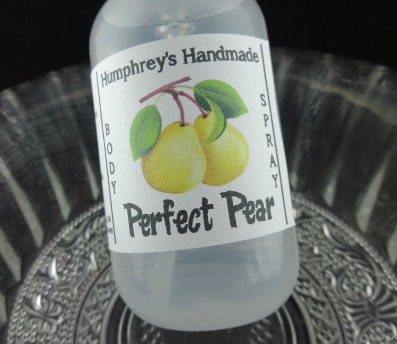 PERFECT PEAR Body Spray, Handcrafted Perfume Room and Linen Spray 2 Oz ...