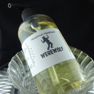 Men's WEREWOLF Beard Wash & Body Wash, 8 Oz, Twilight Woods Scent ...