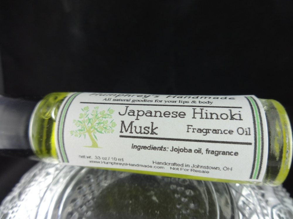 JAPANESE HINOKI MUSK Roll on Women's Perfume Fragrance | Etsy