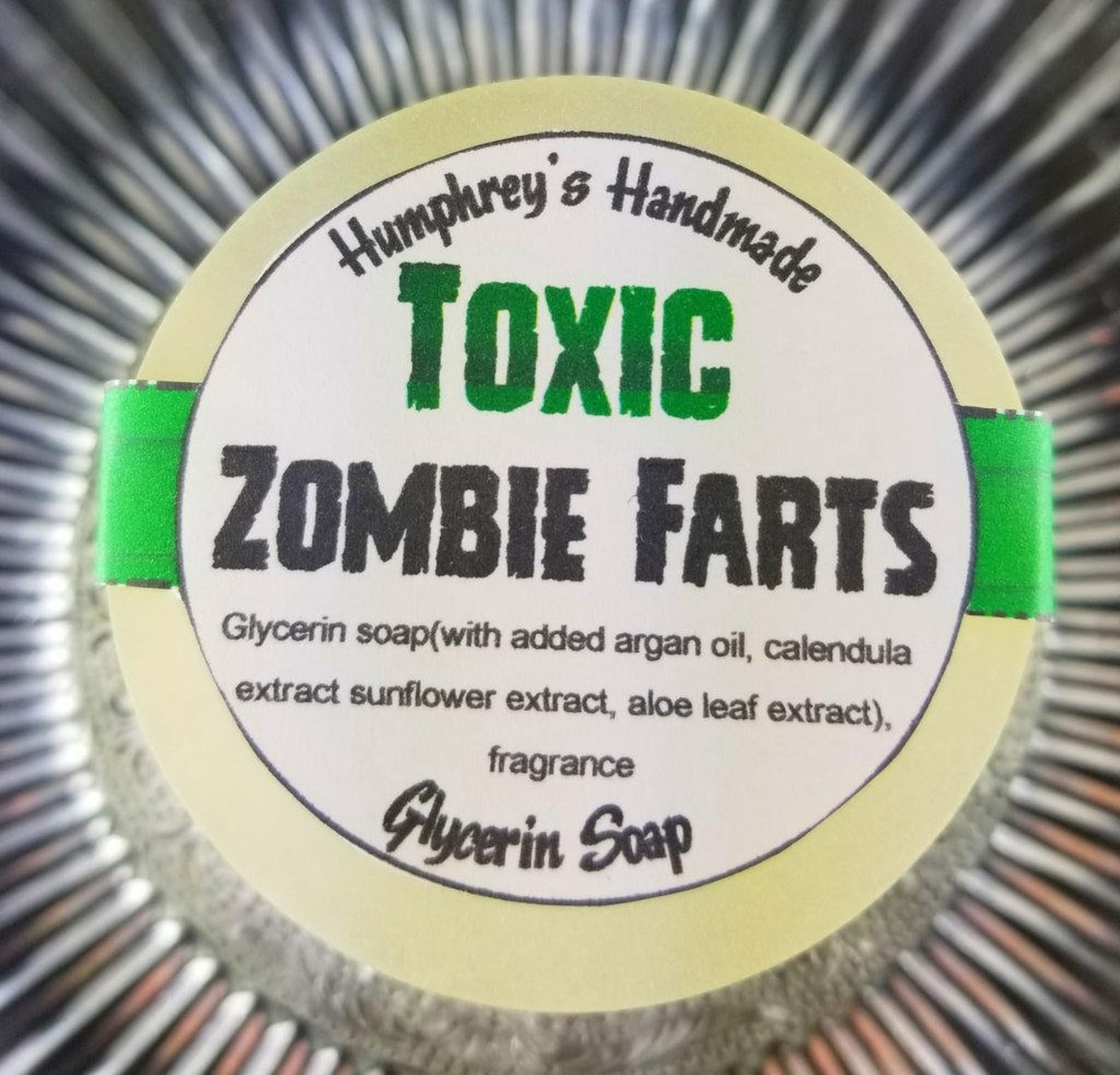 TOXIC ZOMBIE FARTS Soap Glow in the Dark Vanilla Shave Soap | Etsy
