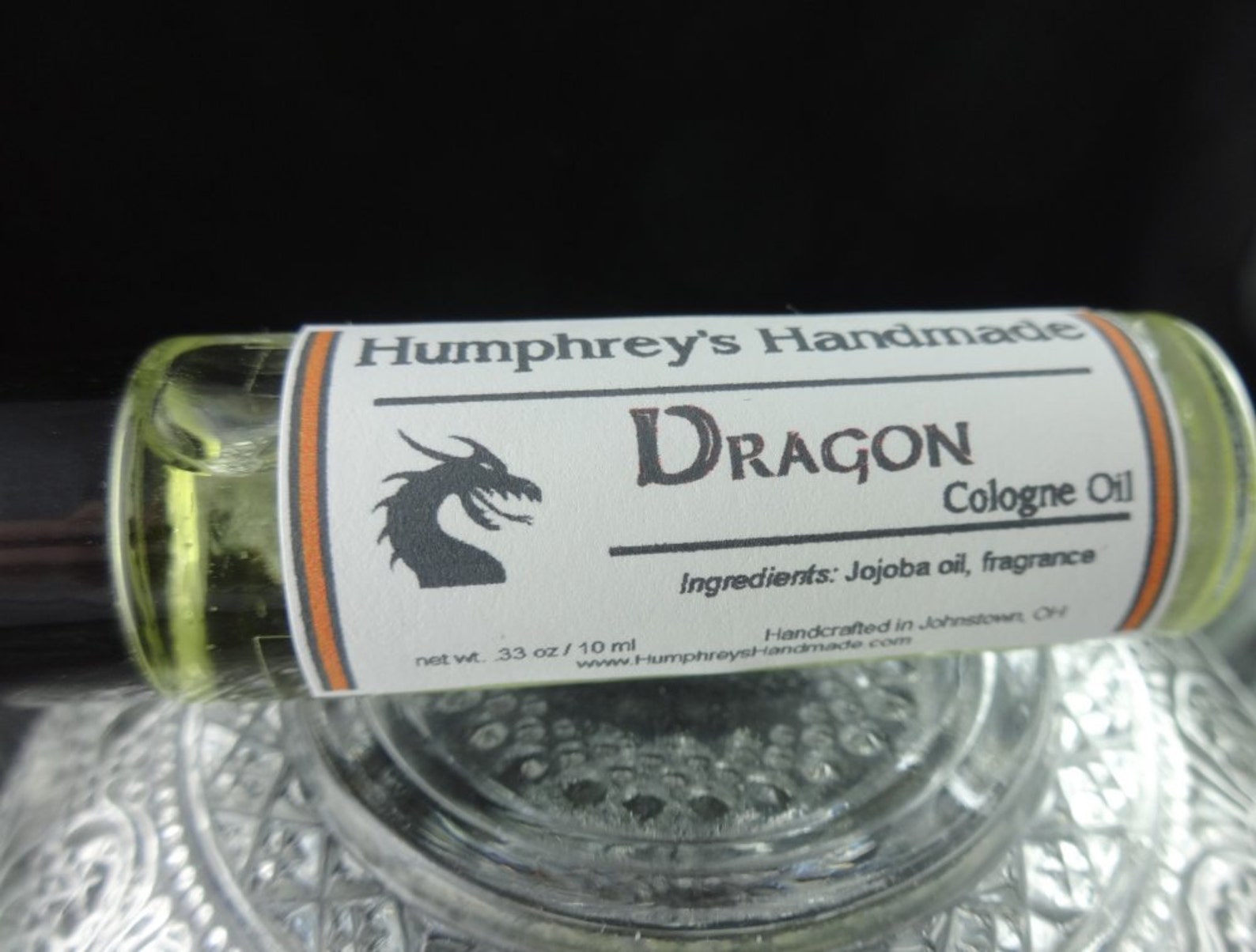 Men's DRAGON Cologne Oil Roll on Perfume Smoke Scent - Etsy