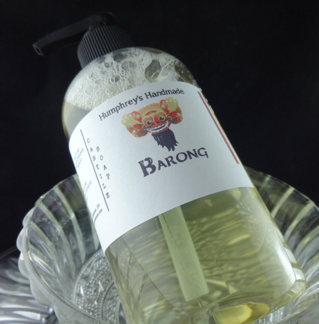 BARONG Men's Body & Beard Wash, 8 Oz, Indonesian Teakwood Unisex ...