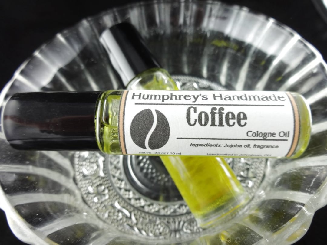 COFFEE Cologne Oil, Men's Roll on Cologne, Coffee Bean Fragrance Oil ...