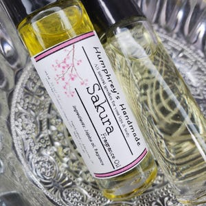 SAKURA Roll on Perfume Fragrance, Cherry Blossom Perfume, Japanese ...
