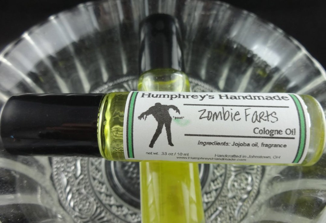 ZOMBIE FARTS Cologne Oil, Unisex Roll on Perfume, Warm Vanilla ...