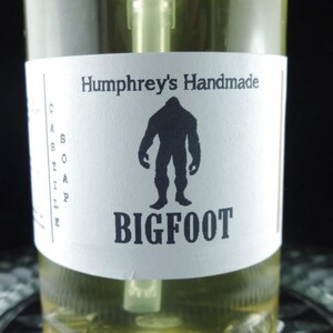 BIGFOOT Men's Beard Wash & Body Wash, 8 Oz, Castile Soap, Shampoo Hand ...