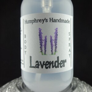 LAVENDER Body Spray, All Natural Perfume Room and Linen Spray 2 Oz 4oz ...