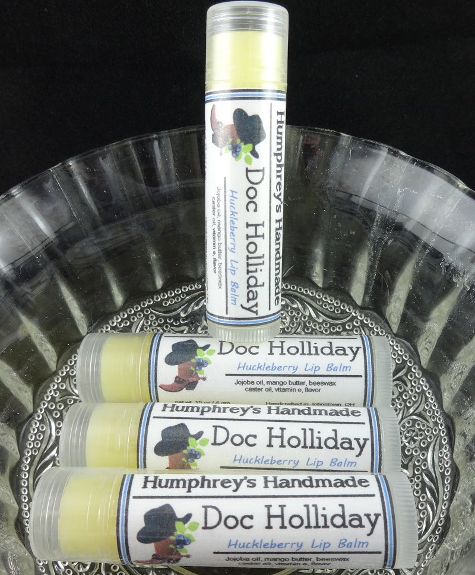 DOC HOLLIDAY Lip Balm Huckleberry Flavor Huckleberry Lip - Etsy