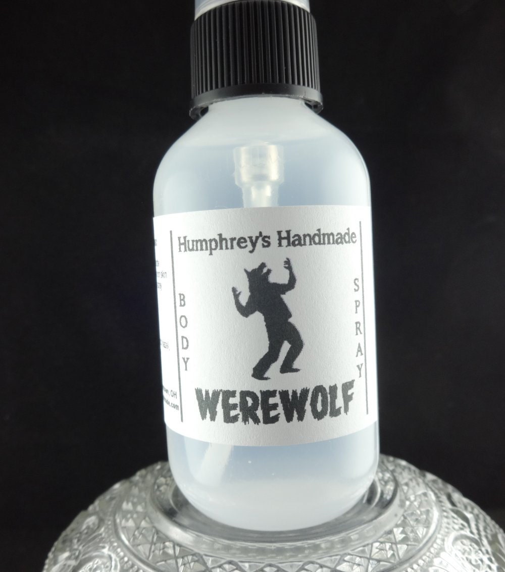 WEREWOLF Men's Body Spray Citrus Cedar Musk Handcrafted | Etsy