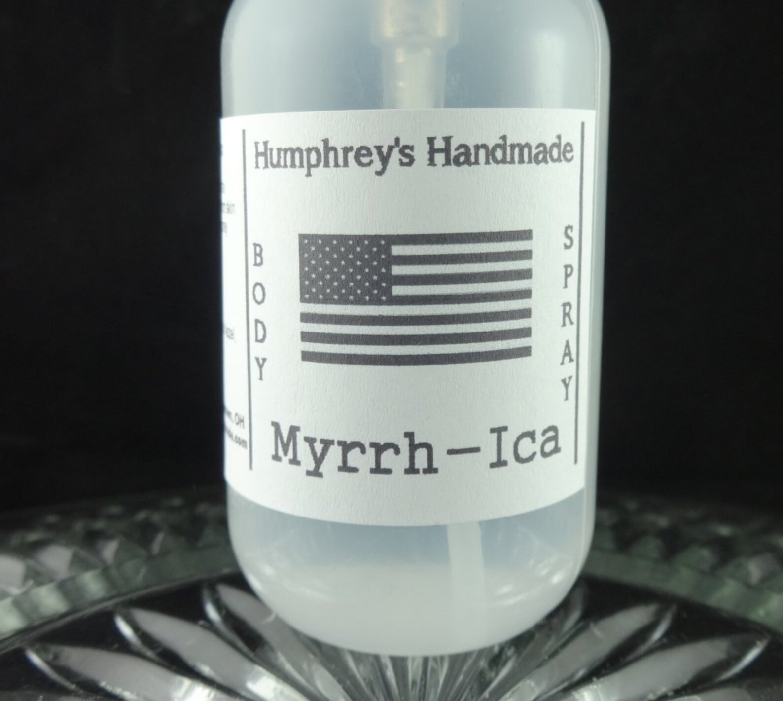 Men's MYRRH-ICA Body Spray, Frankincense and Myrrh Scented Handcrafted ...