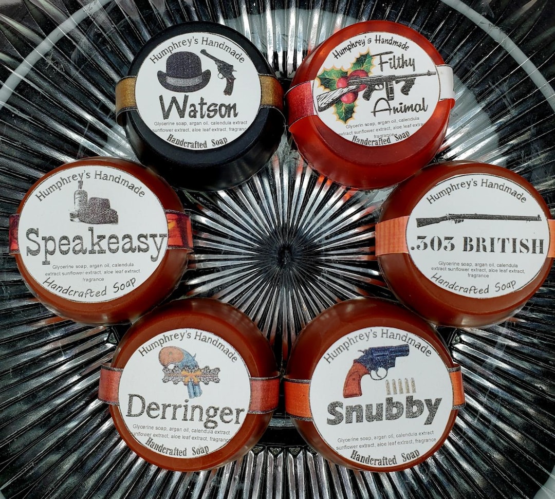 6 Soap Whisky Flight With Chaser, Handmade Glycerin Soap Sampler, Shave ...