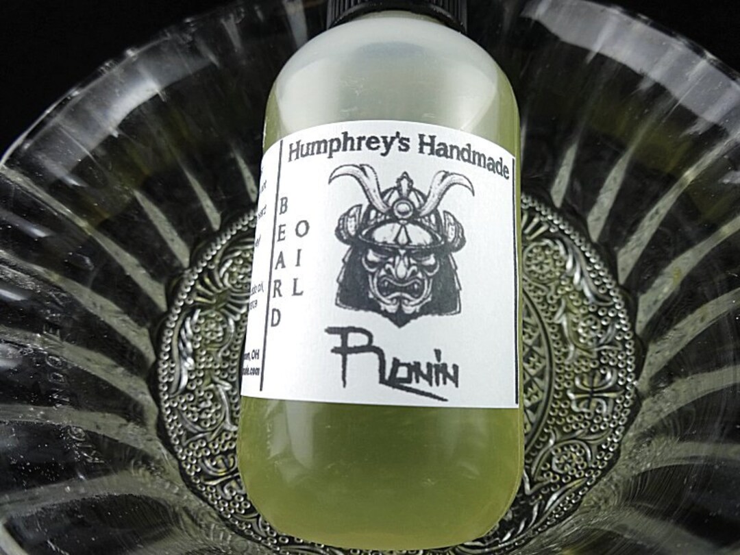 Men's RONIN Beard Oil, CHOOSE SIZE Hinoki Musk Scent, Cologne Beard ...